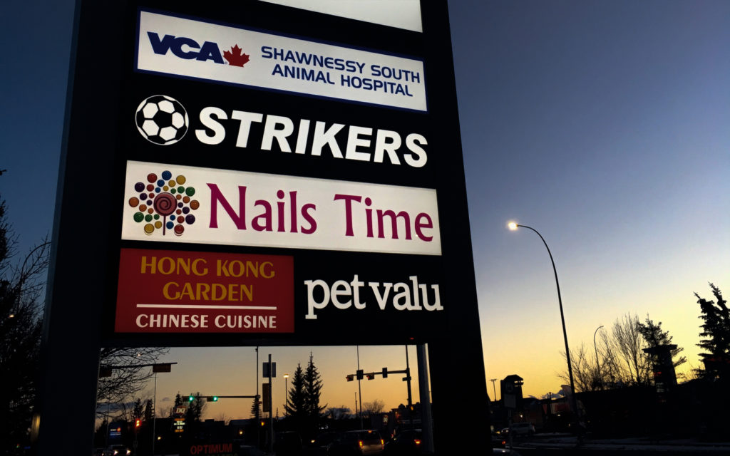 Shawnessy Pylon Sign - Universal Sign Group