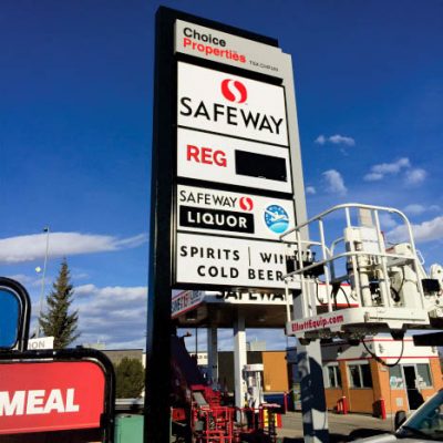 Pylon Signs | Universal Signs Calgary